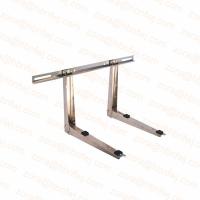 China Custom Steel L Shape Bracket 0.4-3mm Thickness for Air Conditioner Shelf Support for sale
