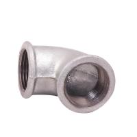 China Galvanized Carbon Steel Pipe Fittings Metal Elbows Flange Connection 1-2 Inch for sale