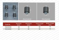 China Customized Size Rubber Vibration Dampers for Air Conditioners Nanfeng Process Milling for sale