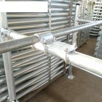 China Floating Neck Rail Flexing Loops Dairy Cattle Freestall System 3mm Steel 4 Positions for sale