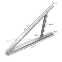 China ISO9001 Certified Customized Solar Panel Mounting Zinc Plated Iron Sheet 80,000sqm Factory for sale