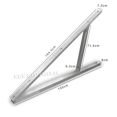 China ISO9001 Certified Customized Solar Panel Mounting Zinc Plated Iron Sheet 80,000sqm Factory for sale
