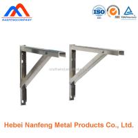 China ISO9001 Heavy Duty L Shaped Triangle Bracket for Furniture Construction Custom Size for sale