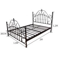 China Customized European Style Steel Welding Bed Frame for School Dormitory Bunk Beds for sale