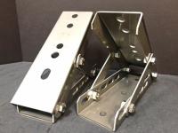 China Galvanized Steel Awning Roof Rack Cage Gutter Mount Brackets Custom Size 600kg Load for sale