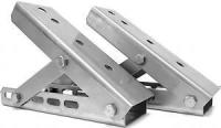 China Galvanized Steel Awning Roof Rack Cage Gutter Mount Brackets Custom Size 600kg Load for sale