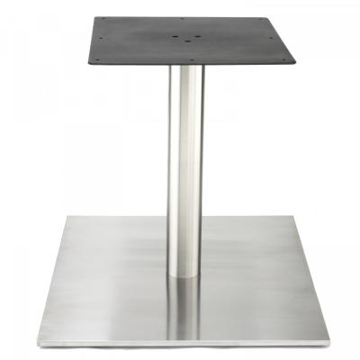 China Custom Stainless Steel Square Pedestal Table Base 80mm Furniture Leg for OEM for sale