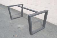 China Custom Stainless Steel Square Pedestal Table Base 80mm Furniture Leg for OEM for sale