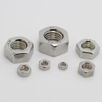 China Carbon Steel Stainless Steel 304 316 DIN934 ASTM Hex Jam Nuts Zinc Finish M6 M8 M10 for sale