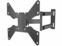 China Custom Heavy Duty Black Metal TV Wall Mount Bracket 32-65 inch VESA 600x400mm for sale