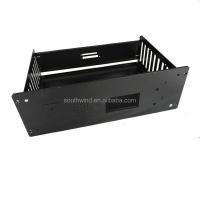 China Customized 1U 2U 3U Rack Mount Enclosure Aluminum Alloy for Electronic Metal Rack for sale