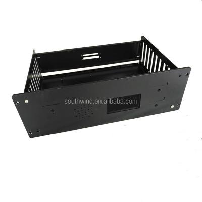 China Customized 1U 2U 3U Rack Mount Enclosure Aluminum Alloy for Electronic Metal Rack for sale