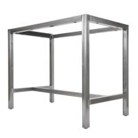 China Custom Stainless Steel Table Bases Brushed Finish Tubing OEM Fabrication 0.1mm Tolerance for sale