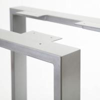 China Stainless Steel Table Support with Aluminium Triangle Bracket Custom Size for sale