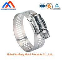 China Custom Heavy Duty Stainless Steel Hose Clamp 0.1mm Tolerance Powder Coating for sale