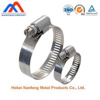 China Custom Heavy Duty Stainless Steel Hose Clamp 0.1mm Tolerance Powder Coating for sale
