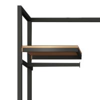 China Copper Finish High Density Tall Hanging Combination Unit for Clothes Store Furniture ISO 9001 for sale