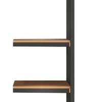 China Copper Finish High Density Tall Hanging Combination Unit for Clothes Store Furniture ISO 9001 for sale