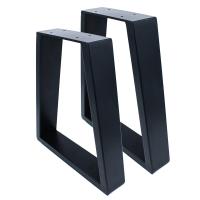 China Custom Metal X-Shaped Table Legs for Industrial Dining Furniture Steel Aluminum for sale