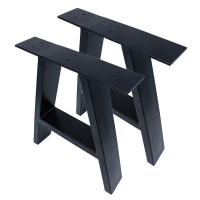 China Custom Metal X-Shaped Table Legs for Industrial Dining Furniture Steel Aluminum for sale