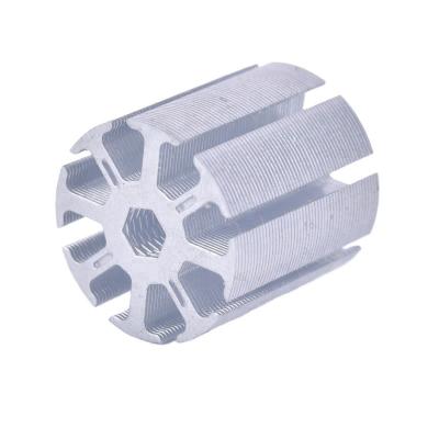 China Custom Motor Stator Silicon Steel Lamination 0.1mm Tolerance Heavy Duty Electric Motor Core for sale