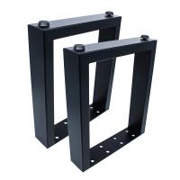 China Custom Metal X-Shaped Table Legs for Industrial Dining Furniture Steel Aluminum for sale