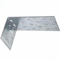 China Customized Zinc Plated Angle Bracket for Wooden House Durable 2mm Thick Easy Install for sale