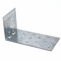 China Customized Zinc Plated Angle Bracket for Wooden House Durable 2mm Thick Easy Install for sale