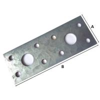 China Custom Nonstandard Timber Connectors Wood Metal Bracket Hardware 80mm for sale