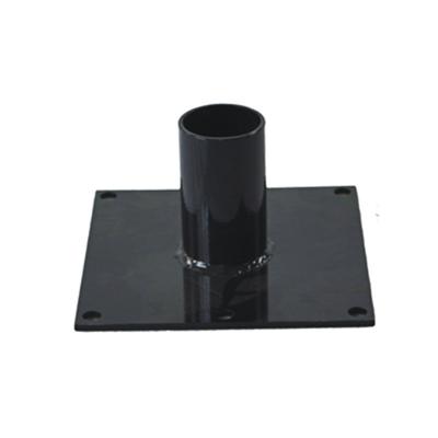 China Outdoor Tenon Light Pole Bracket Single Side Custom Color Steel Aluminum 5-7 Day Sample for sale