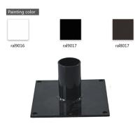 China Outdoor Tenon Light Pole Bracket Single Side Custom Color Steel Aluminum 5-7 Day Sample for sale