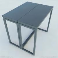 China Customized Stainless Steel Metal Table Legs with Nonstandard Triangle Bracket Structure for sale
