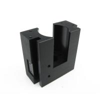China Customizable Black Iron Stand Precision Metal Fabrication 0.01mm Tolerance for sale