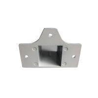 China Hot Dipped Galvanized Fence Post Base 0.1mm Tolerance Customizable for Industrial Projects for sale