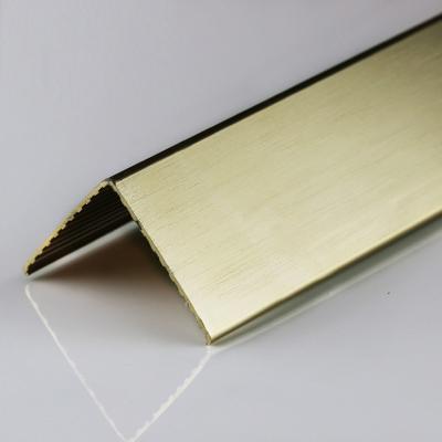 China Stainless Steel Outside Corner Guard 90 Degree for Washroom Stairs Custom Size for sale