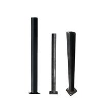 China Round Corner Steel Metal Fence Posts Customizable Fencing Solutions 0.1mm Tolerance OEM for sale