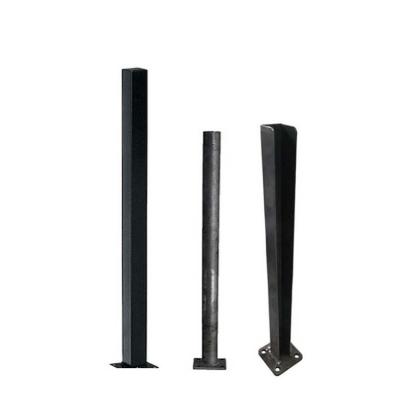 China Round Corner Steel Metal Fence Posts Customizable Fencing Solutions 0.1mm Tolerance OEM for sale