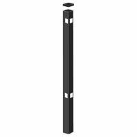 China Round Corner Steel Metal Fence Posts Customizable Fencing Solutions 0.1mm Tolerance OEM for sale