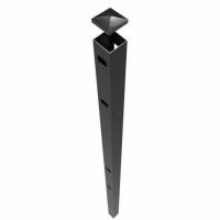 China Round Corner Steel Metal Fence Posts Customizable Fencing Solutions 0.1mm Tolerance OEM for sale