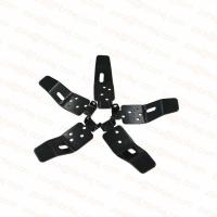 China Customized Stainless Steel Corner Bracket with Black Powder Coated Triangle Structure for sale