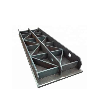 China Custom Welded Steel Machinery Parts High Precision 80,000sqm Factory ISO9001 for sale