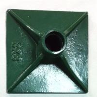 China Custom Cast Iron Guardrail Fixed Base EU ISO9001 2008 Certified 50pcs per Carton for sale