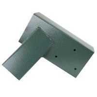 China Heavy Duty Green Powder Coated Carbon Steel Triangle Bracket for Patio Swing 80-120kg for sale