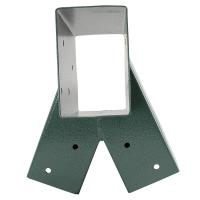 China Heavy Duty Green Powder Coated Carbon Steel Triangle Bracket for Patio Swing 80-120kg for sale