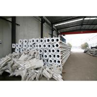 China Cutting Process Double Arm Y Shape LED Street Light Pole with Single Side Bracket Custom Size for sale