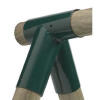 China ISO9001 Certified Heavy Duty 3-Way Wooden Swing Frame Corner Brace 90 Degree Carbon Steel for sale