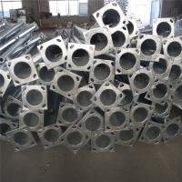 China Customized 6M-12M Galvanized Steel Street Light Poles for Parking Lot Use for sale