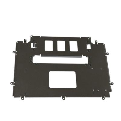 China Custom Sheet Metal Stamping Bracket Carbon Steel Flight Case Hardware 0.1mm Tolerance for sale