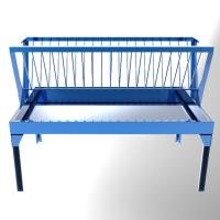 China Powder Coated Hay Feeder for Horses and Sheep 120cm Durable Farm Equipment for sale