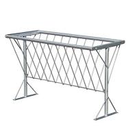 China Powder Coated Hay Feeder for Horses and Sheep 120cm Durable Farm Equipment for sale